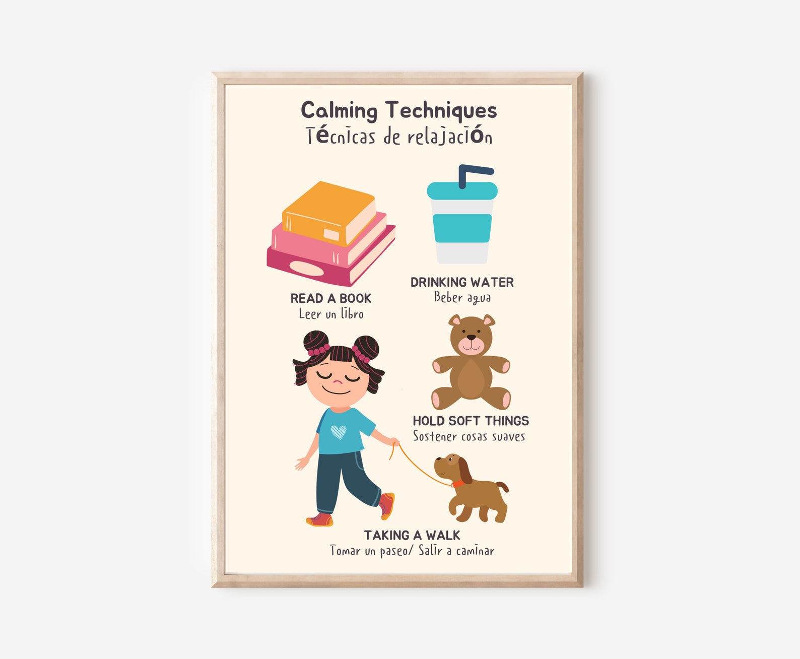 Set of 3 Educational Postersbilingual Spanish Emotion - Etsy