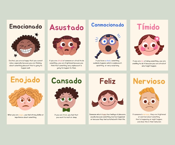 Emociones Para Niños Para Imprimir
