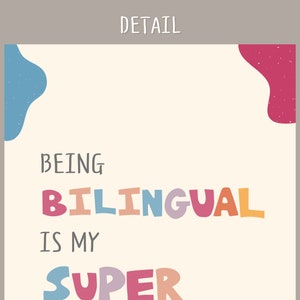 Bilingual Nursery Wall Art Poster,bilingual Classroom Decor, Printable ...