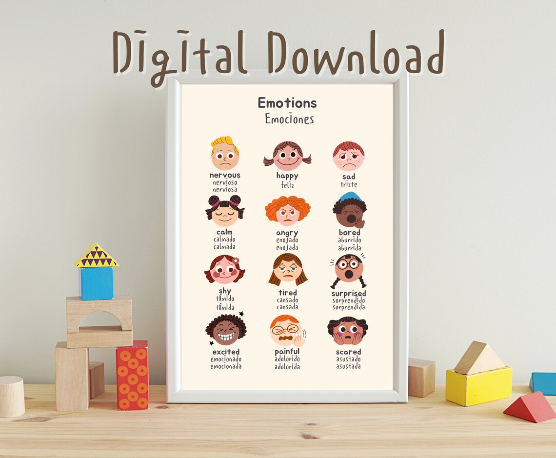 Set of 3 Calm Down Corner Kit for Spanish Kids Printable - Etsy