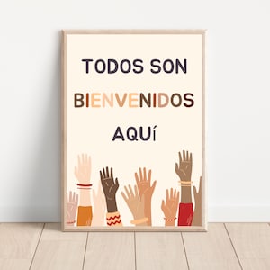 Spanish Classroom Decor for Spanish Teachers,digital Print Set Spanish ...
