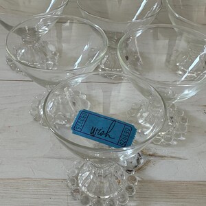 Vintage Anchor Hocking Boopie Bubble Glass - Retro Footed Glass - Etsy