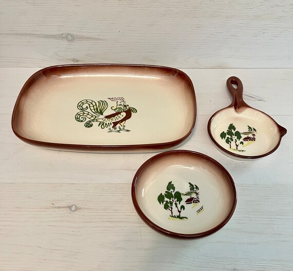 Vintage 1950s Classic Brock of California Serving Pieces - Etsy