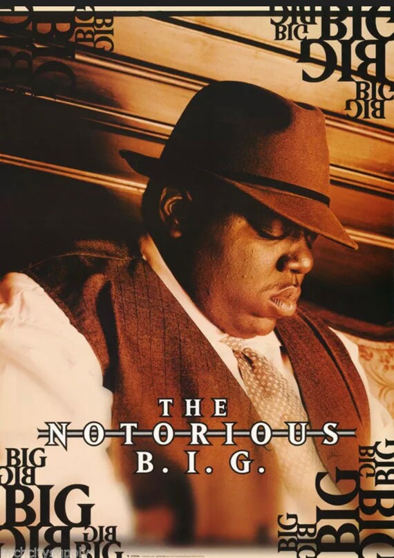 RARE Original Vintage 1997 Notorious BIG Biggie Hip Hop Poster | Etsy