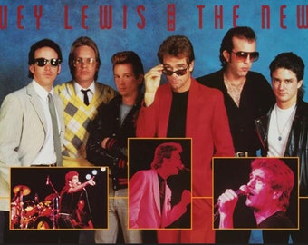 Huey Lewis Poster - Etsy