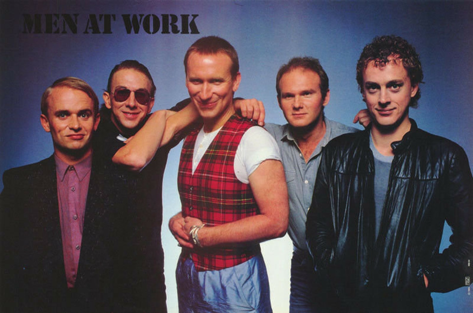 RARE Original Vintage 1984 Men at Work Band Music Poster - Etsy