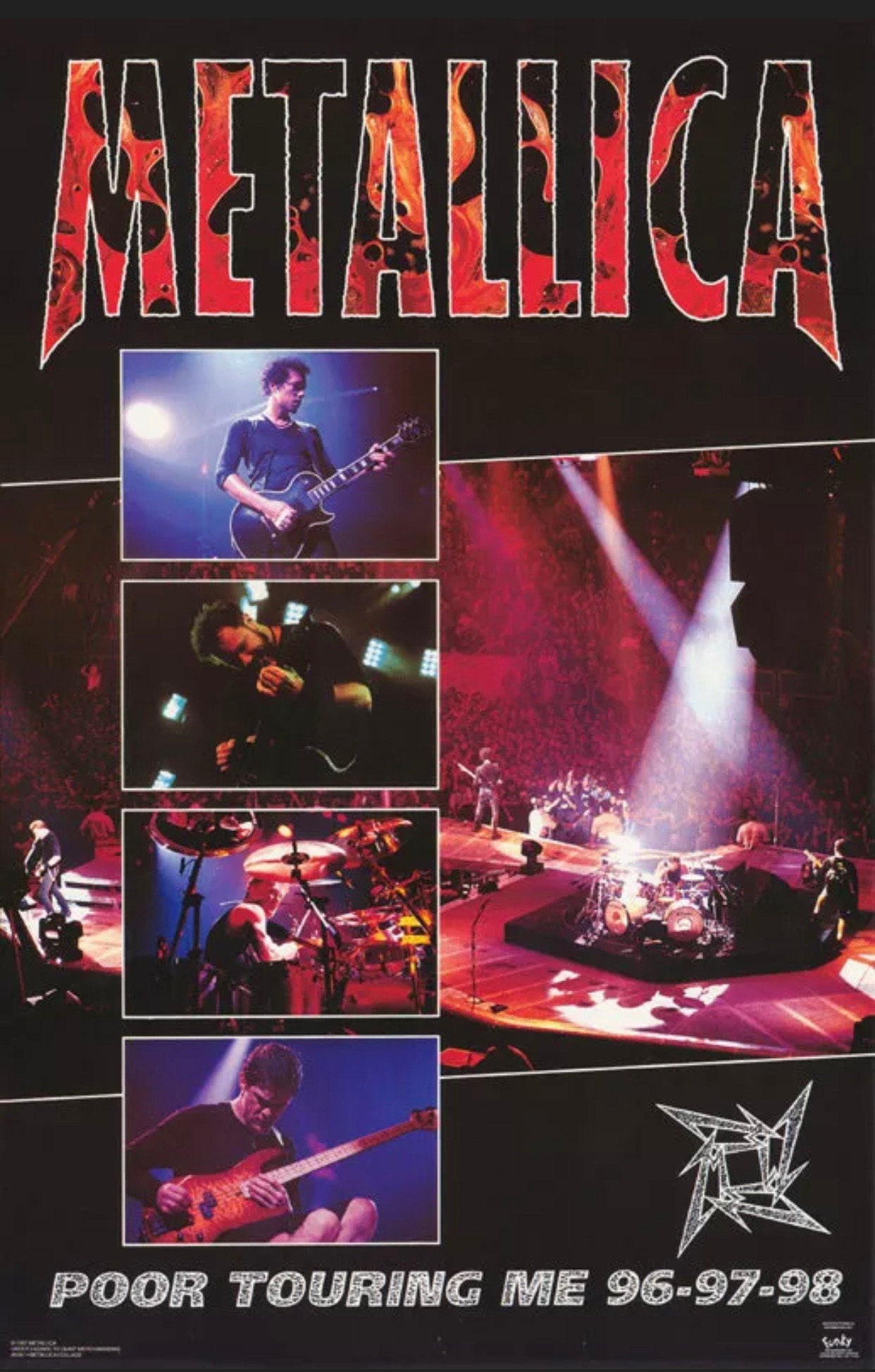 RARE Original Vintage 1997 Metallica Poster | Etsy