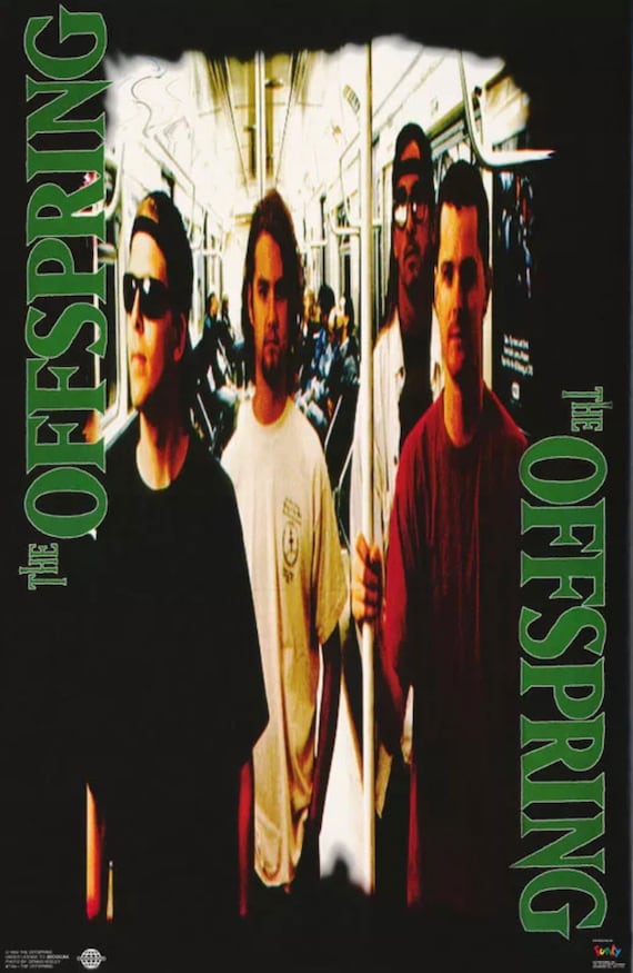 RARE Original Vintage 1994 The Offspring Band Poster | Etsy