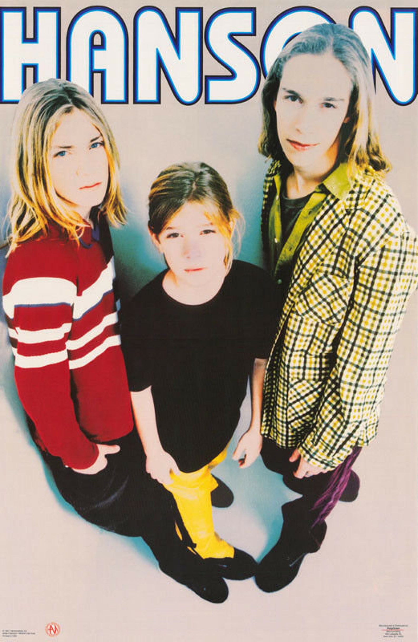 RARE Original Vintage 1997 Hanson Mmmbop Music Poster - Etsy