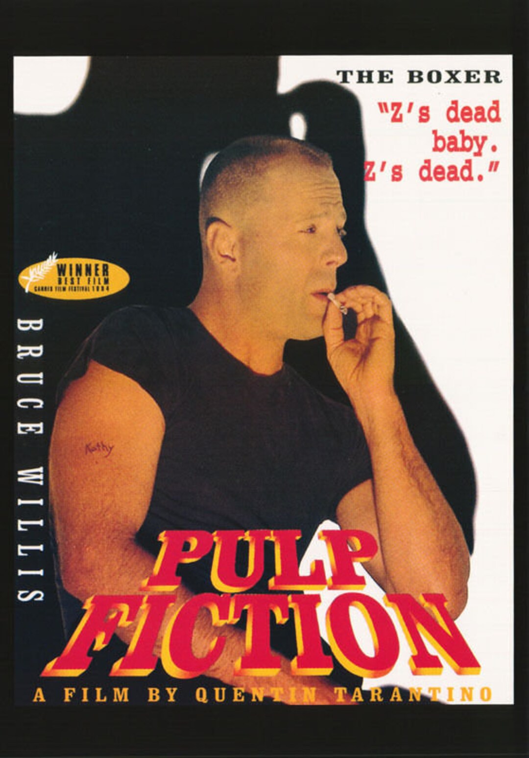 VERY RARE Original Vintage 1994 Pulp Fiction Boxer Bruce - Etsy