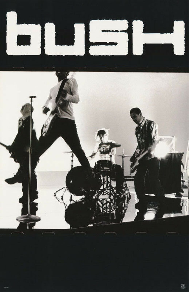 RARE Original Vintage 2002 Bush Band Metal Music Poster - Etsy