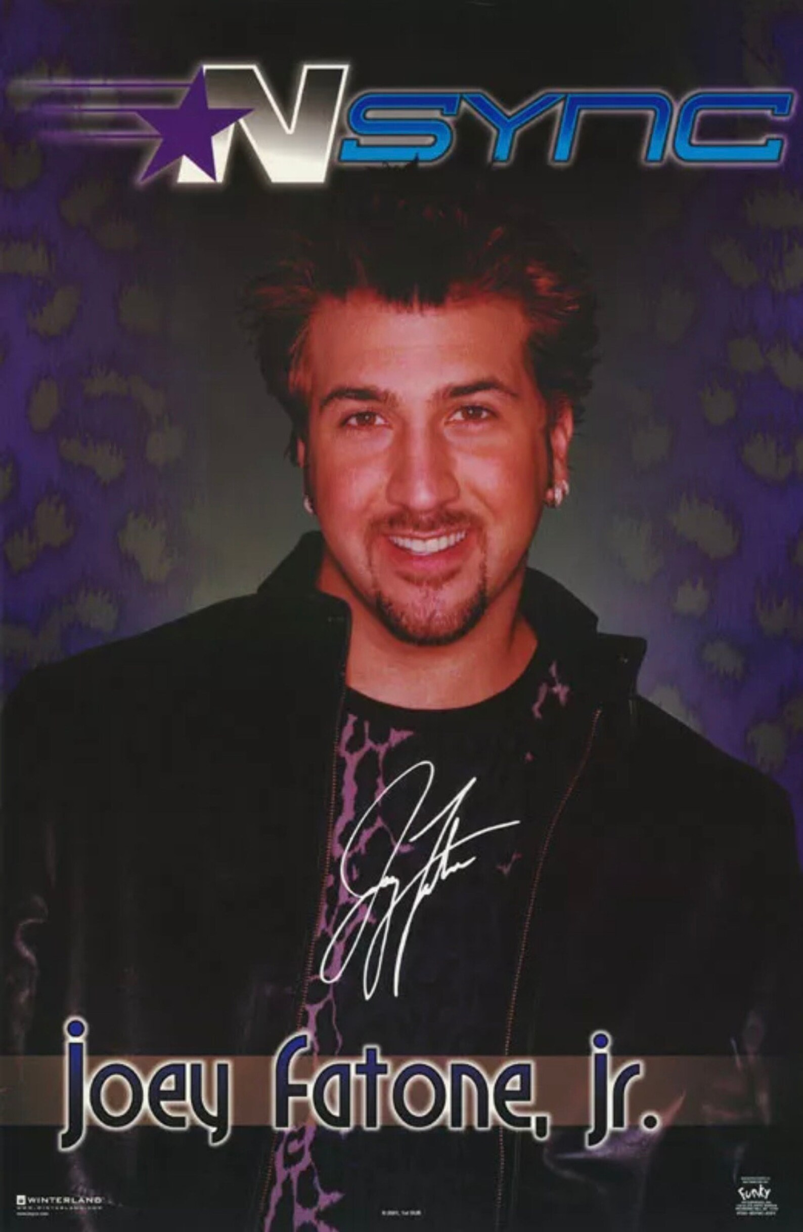RARE Original Vintage 2001 NSYNC N Sync Joey Fatone Pop Star - Etsy