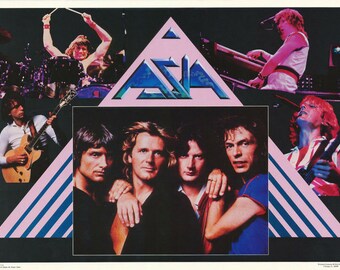 Asia Band Poster | Etsy