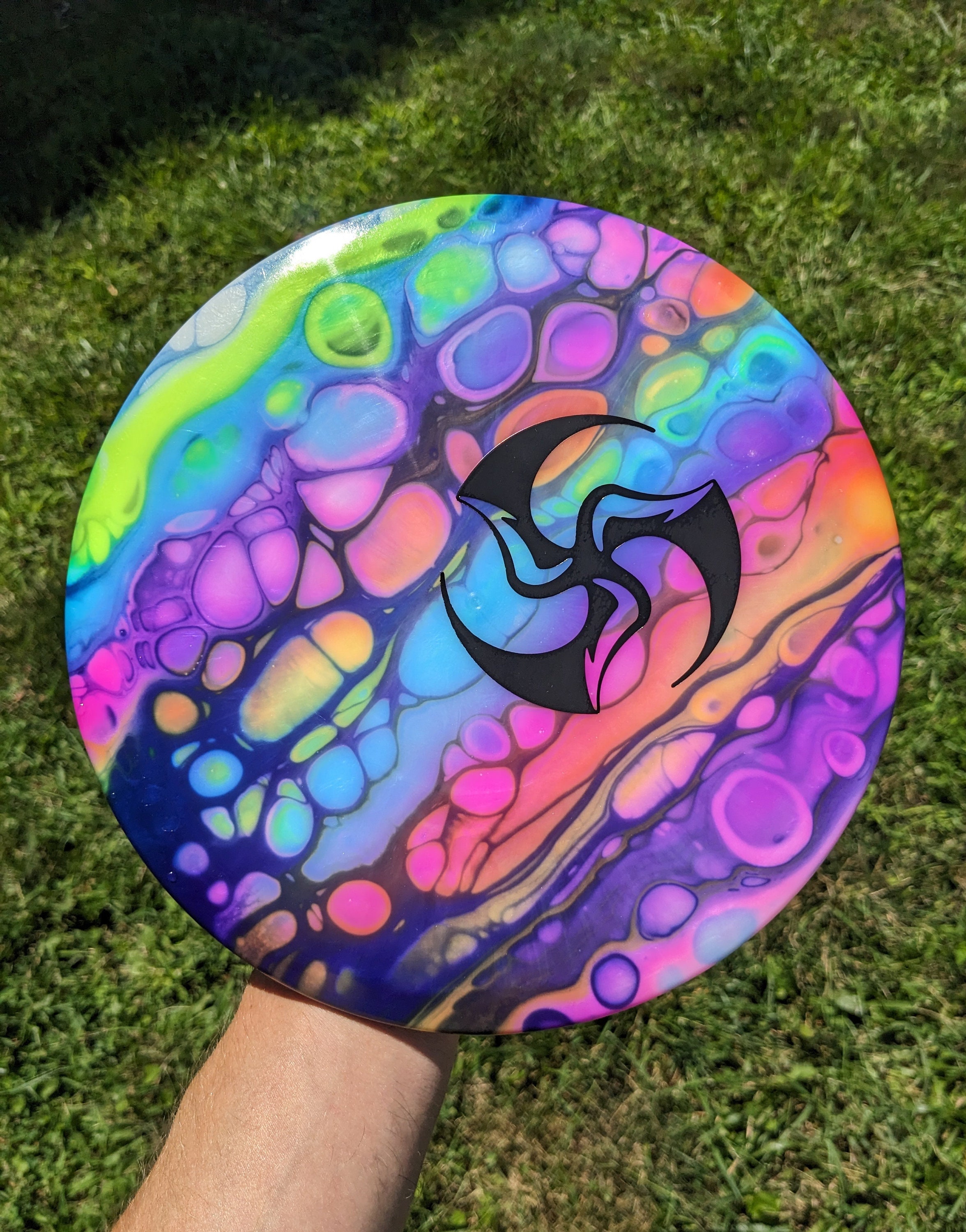 Captain America Dyed Disc Golf