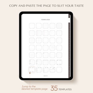 Digital Notebook for Goodnotes & Notability | 12 Hyperlinked Tabs for ...