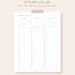2024 Future Log Printable Minimalist Yearly Planner, Year at a Glance ...