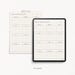 Yearly Important Dates Digital Planner | Year at a Glance ...