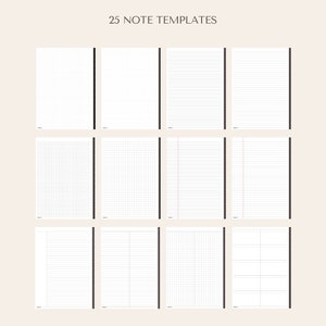 Digital Notebook for Goodnotes & Notability | 12 Hyperlinked Tabs for ...