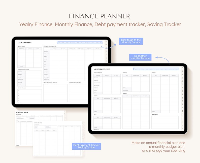 2023 Digital Planner for Goodnotes Notability iPad - Etsy