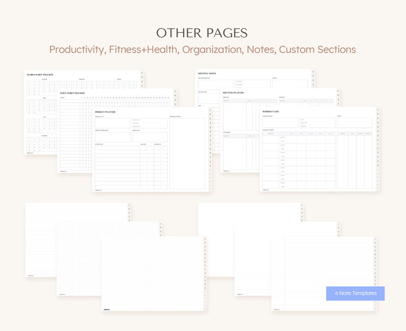 2023 Digital Planner for Goodnotes Notability iPad - Etsy