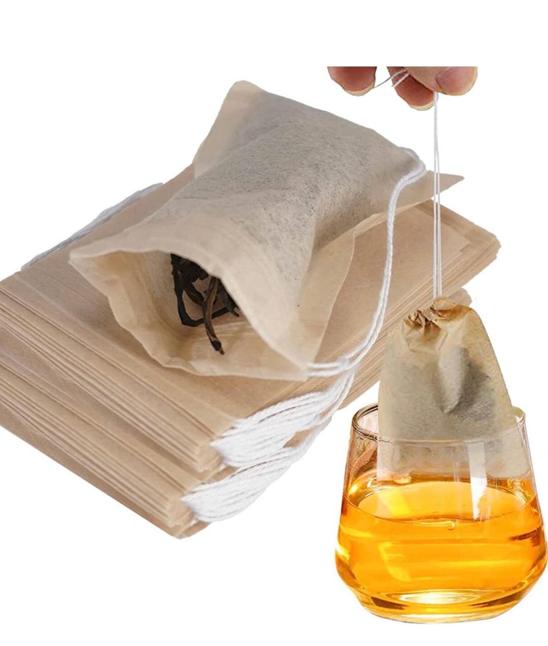 Organic, Non-bleached Tea Bags (10 Bags) - Etsy