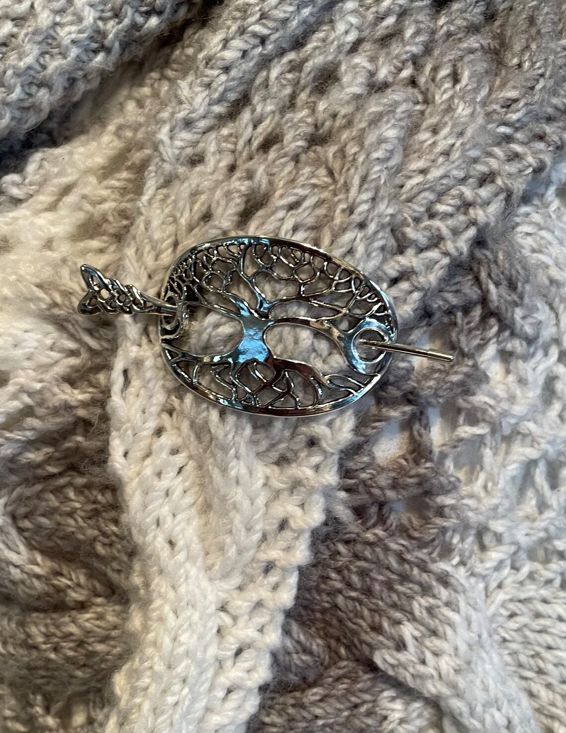 Tree of Life Shawl Pin - Etsy