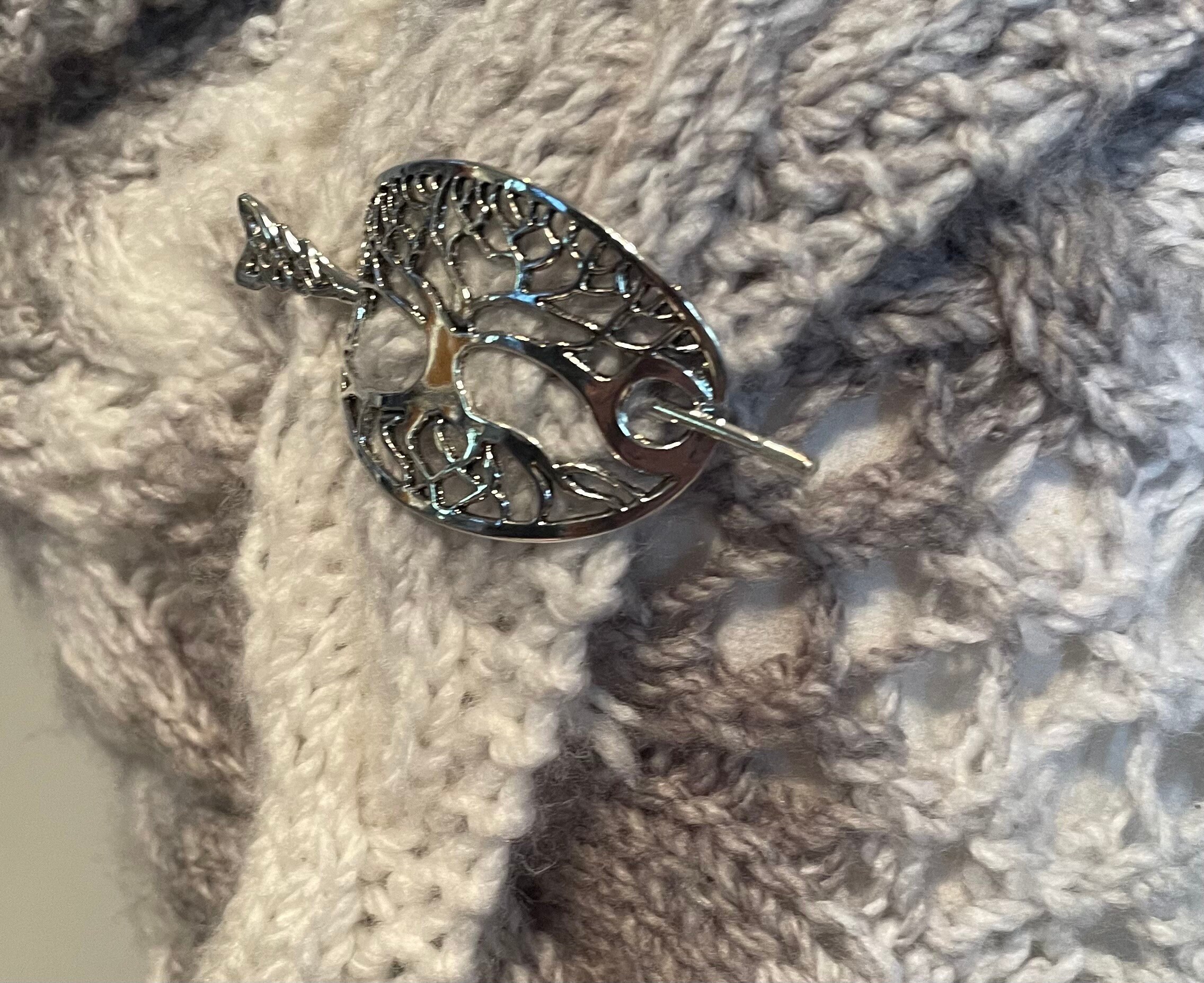 Tree of Life Shawl Pin - Etsy