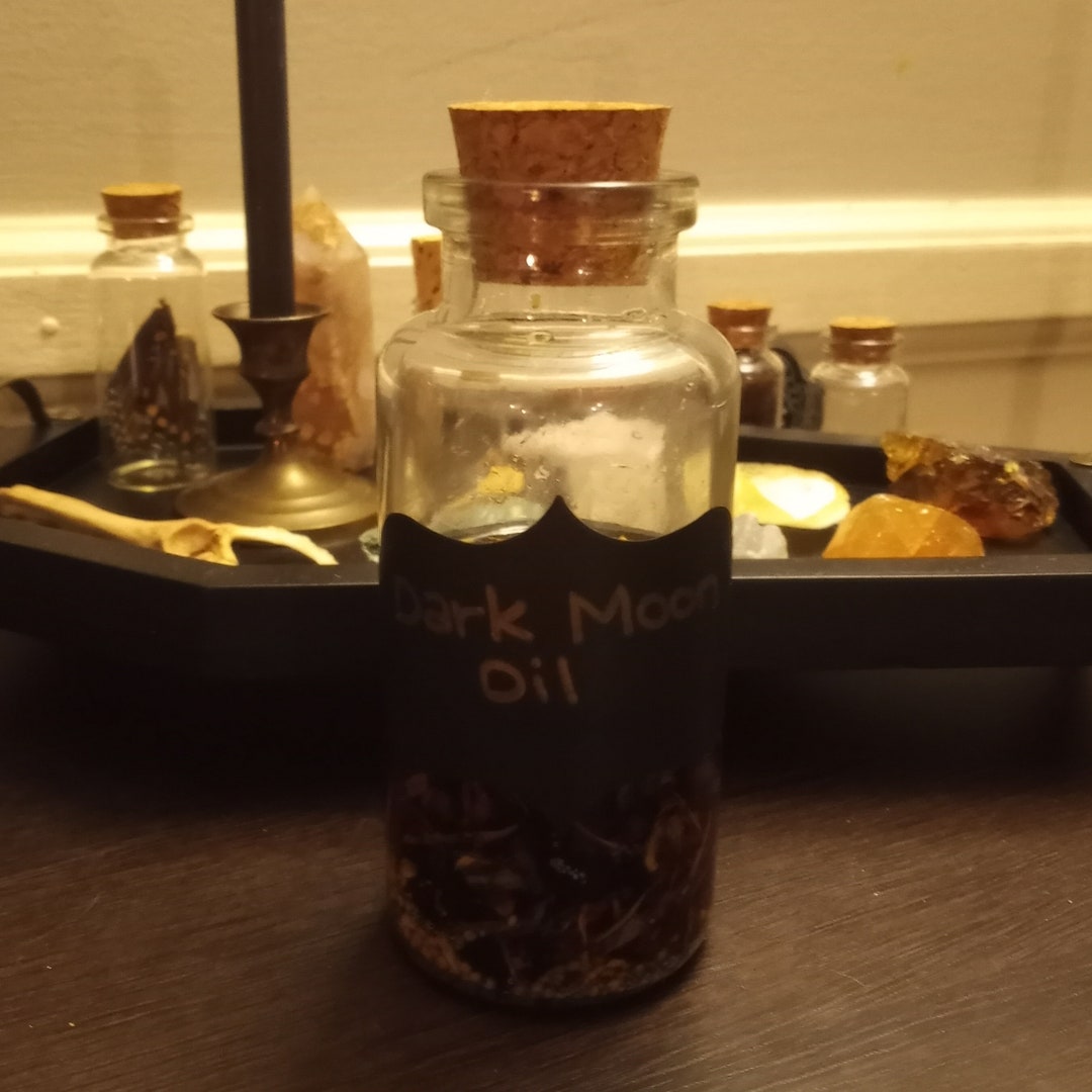 Dark/new Moon Oil | Ritual Oil | Alter Oil | Spell Oil | Anointing Oil ...