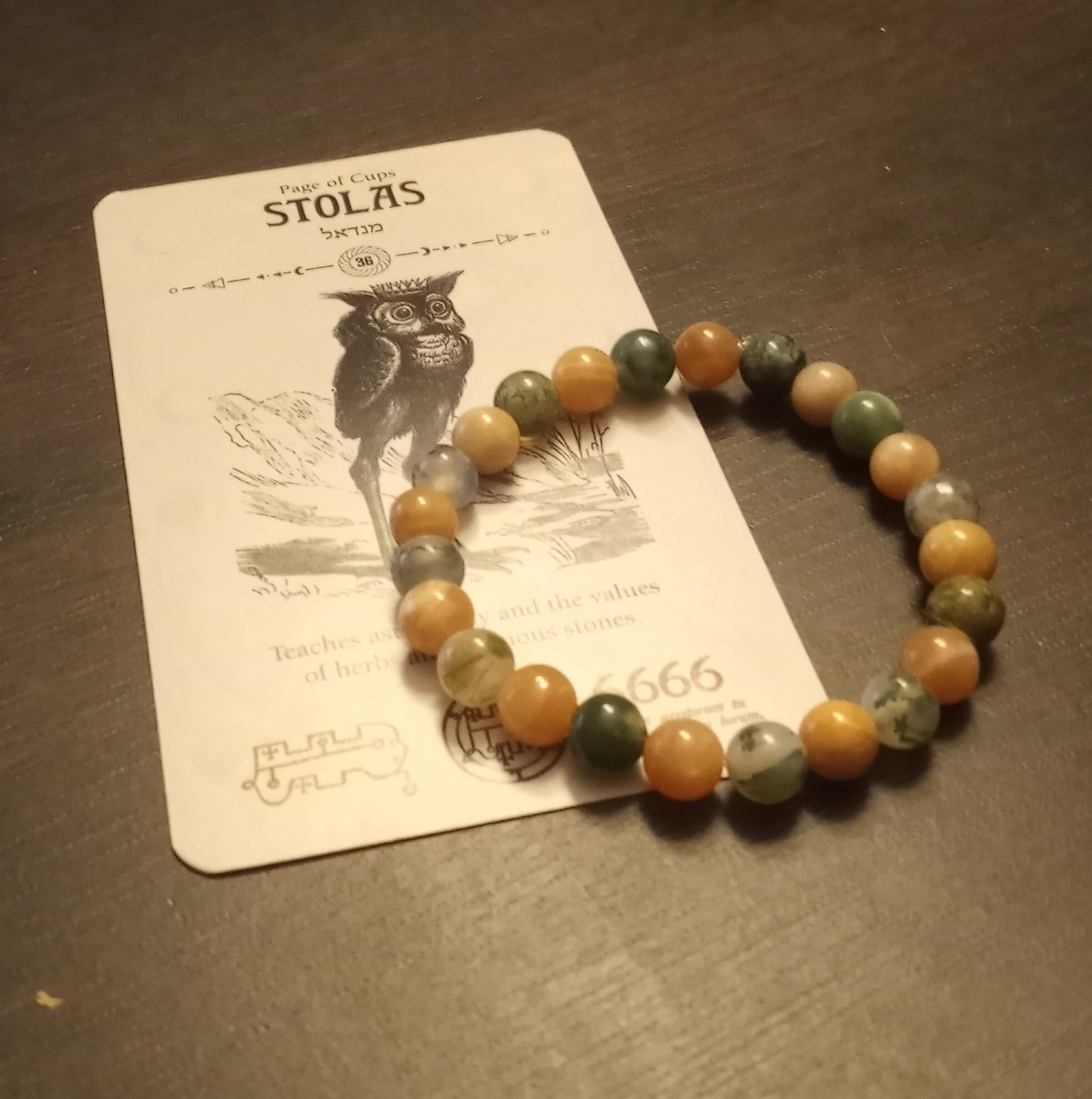 Prince Stolas Beaded Bracelet - Etsy