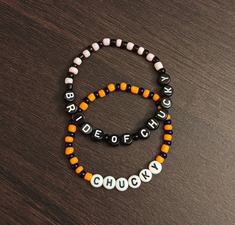 CHUCKY | Bride of Chucky | Child's Play Beaded Bracelets - Etsy