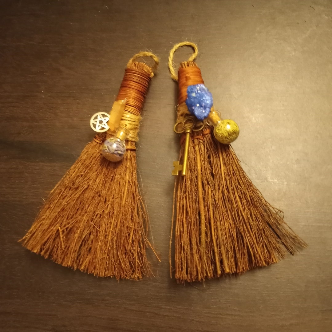 Mini Altar Broom | Witches Ritual Broom | Herbal Protection Broom - Etsy