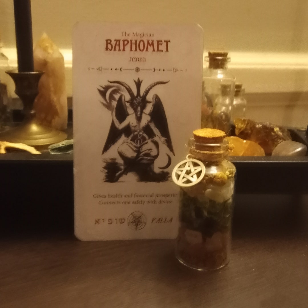 Baphomet Altar Offering Jar - Etsy