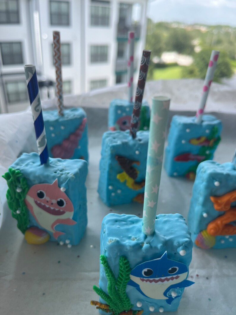 Baby Shark Rice Crispy - Etsy