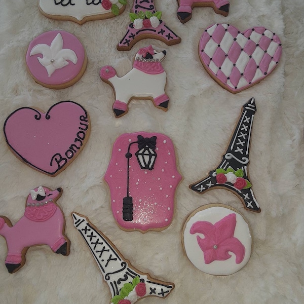 Paris Sugar Cookies - Etsy