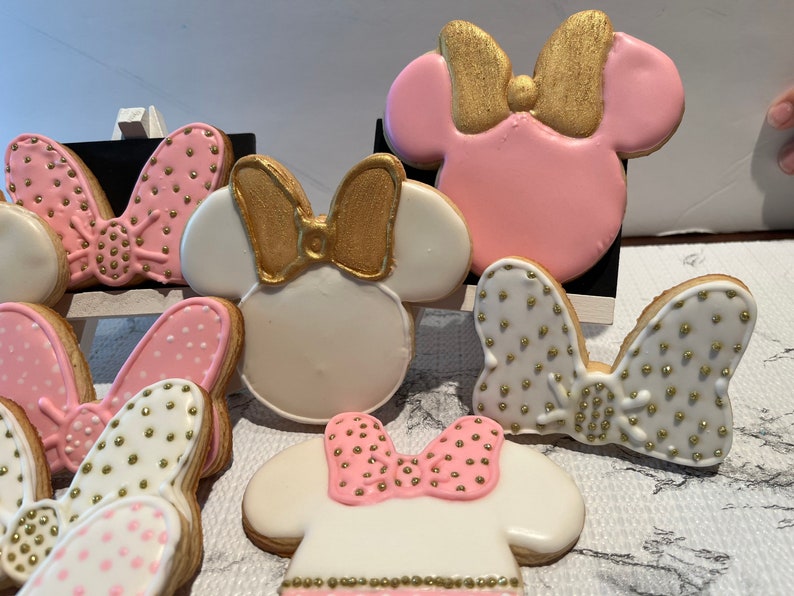 Minnie Mouse Sugar Cookies - Etsy
