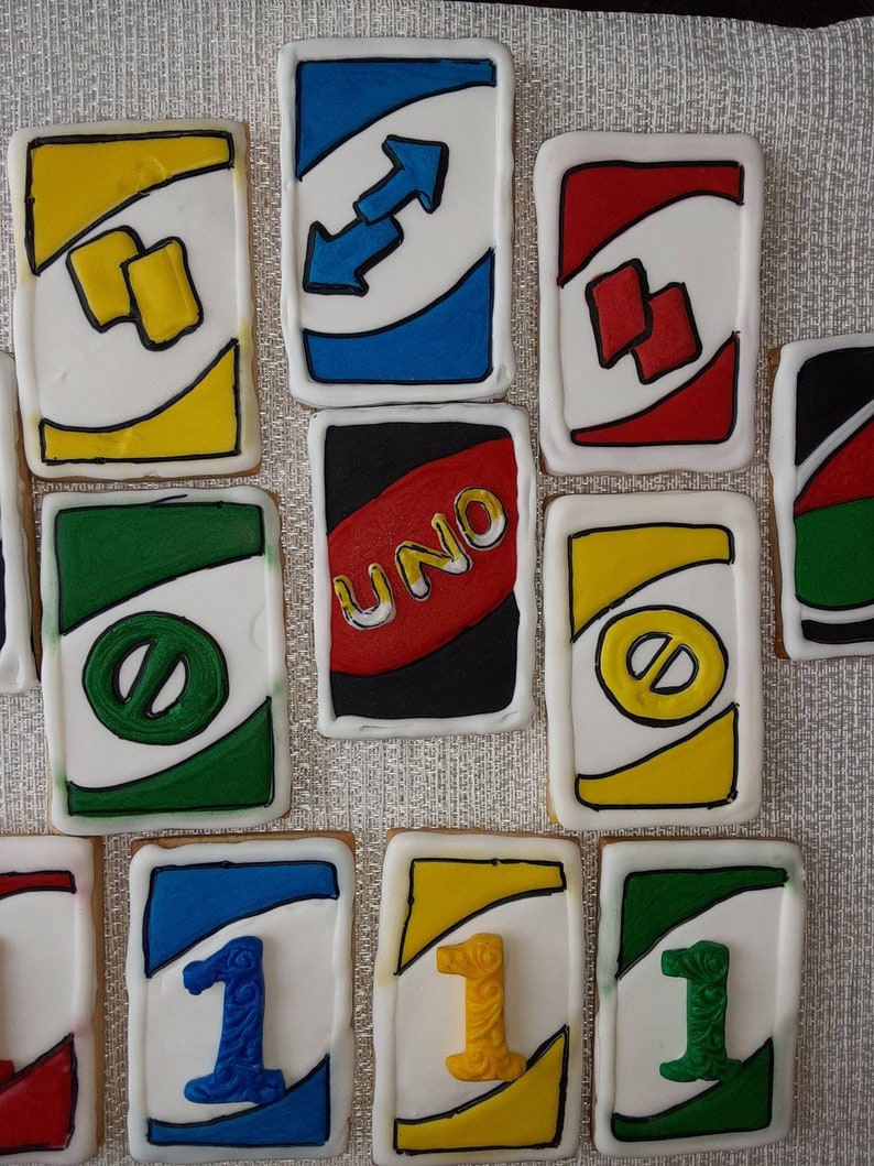 UNO Sugar Cookies - Etsy