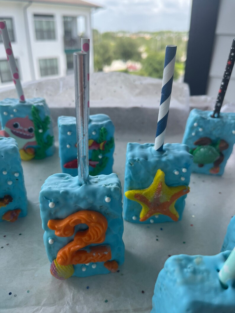 Baby Shark Rice Crispy - Etsy