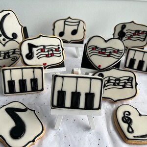 Musical Notes Sugar Cookies - Etsy