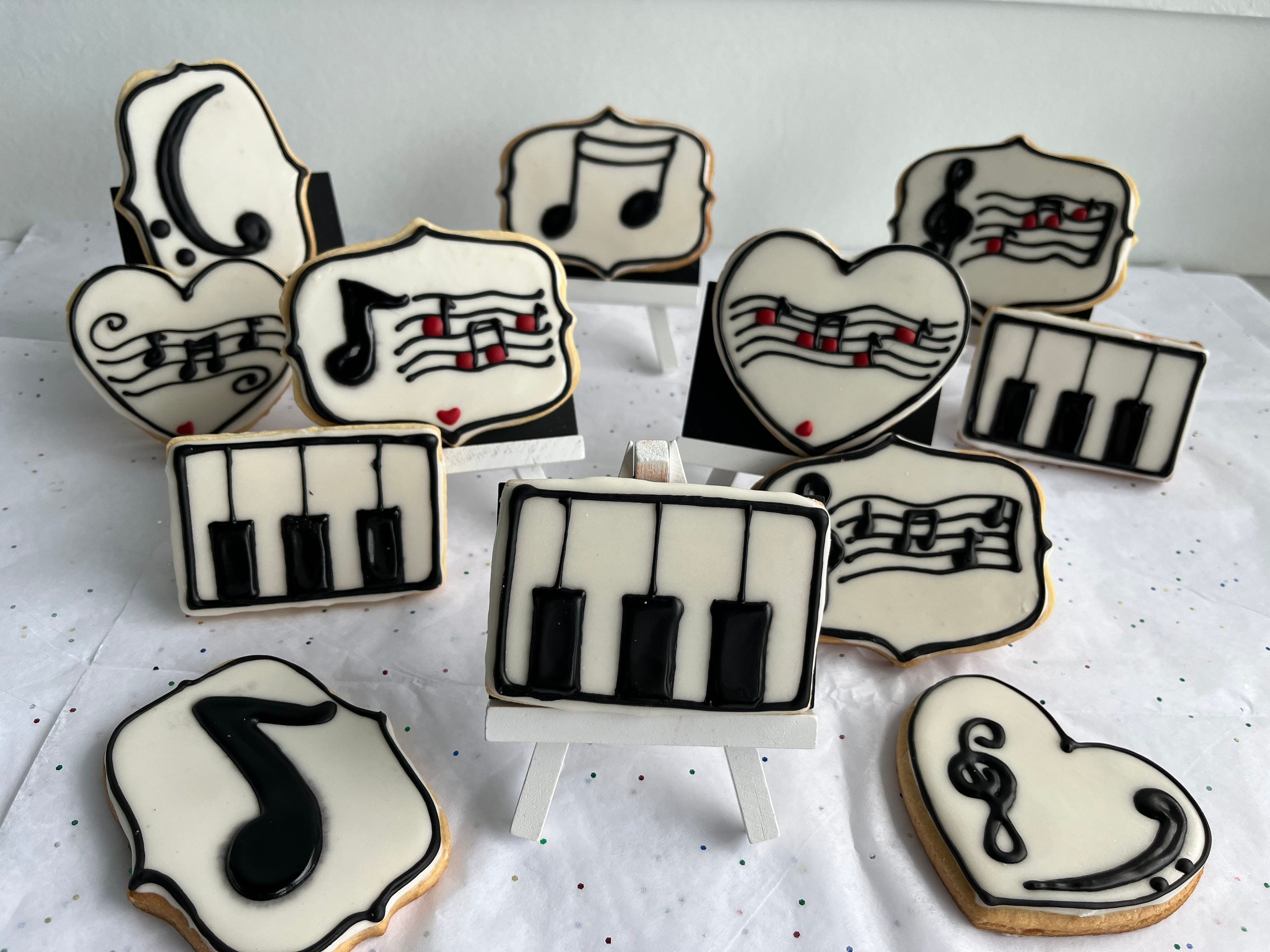 Musical Notes Sugar Cookies - Etsy