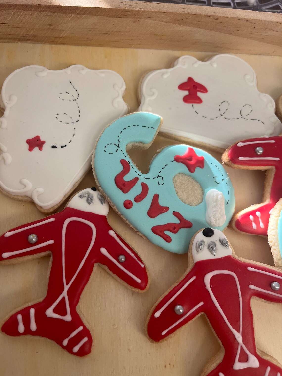Airplane Sugar Cookies - Etsy