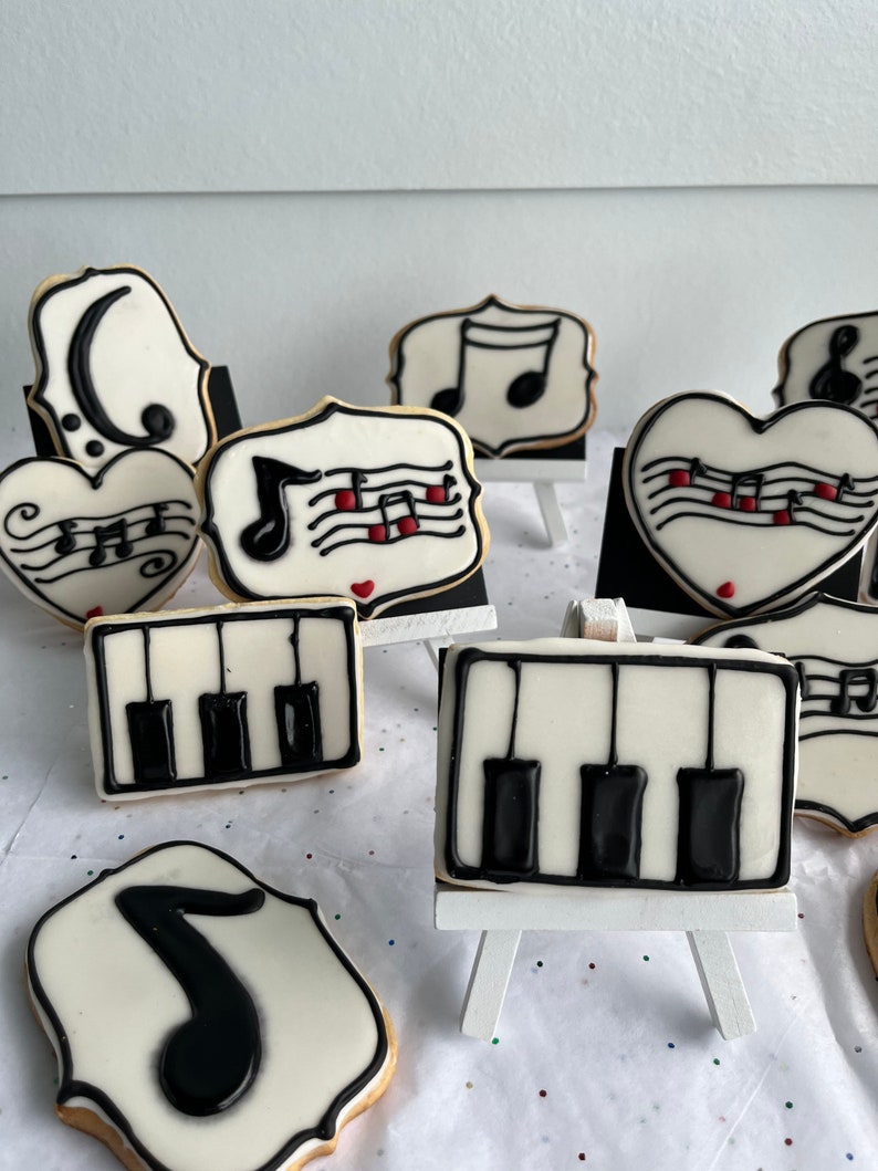 Musical Notes Sugar Cookies - Etsy