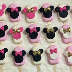 Minnie Mouse Cakesicles - Etsy