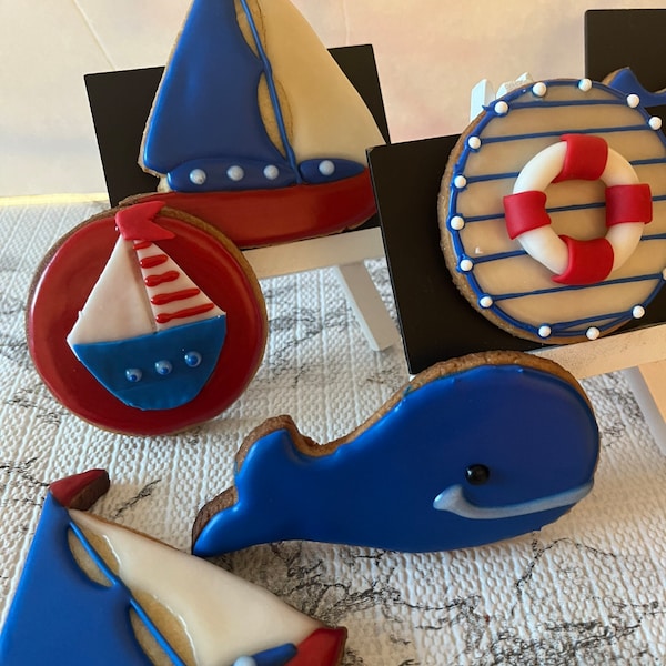 Nautical Sugar Cookies - Etsy
