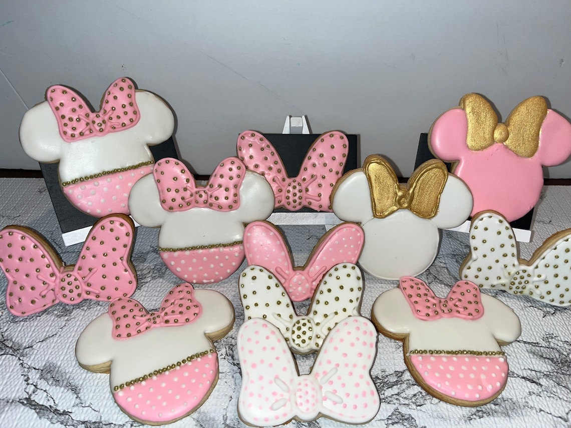Minnie Mouse Sugar Cookies - Etsy
