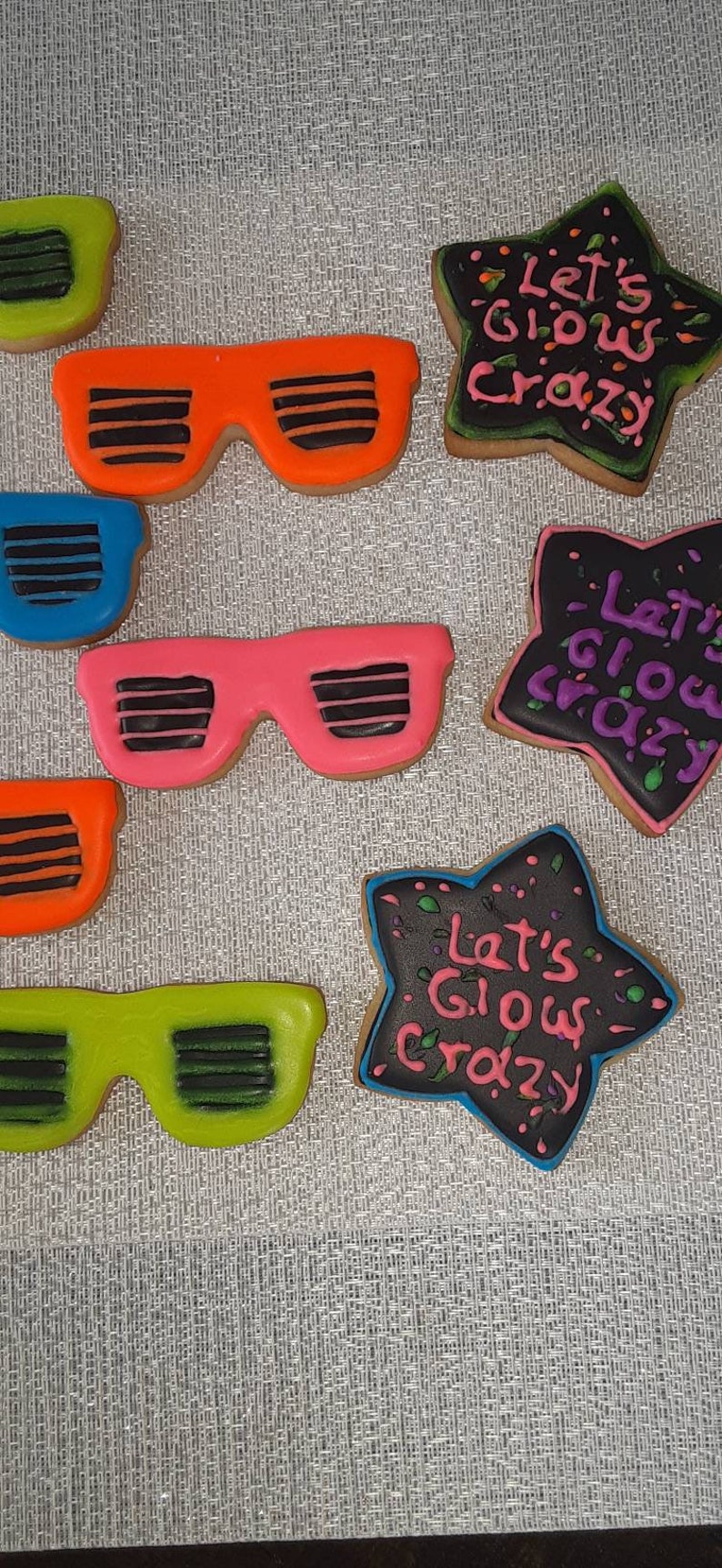 Glow in the Dark / Neon Sugar Cookies - Etsy