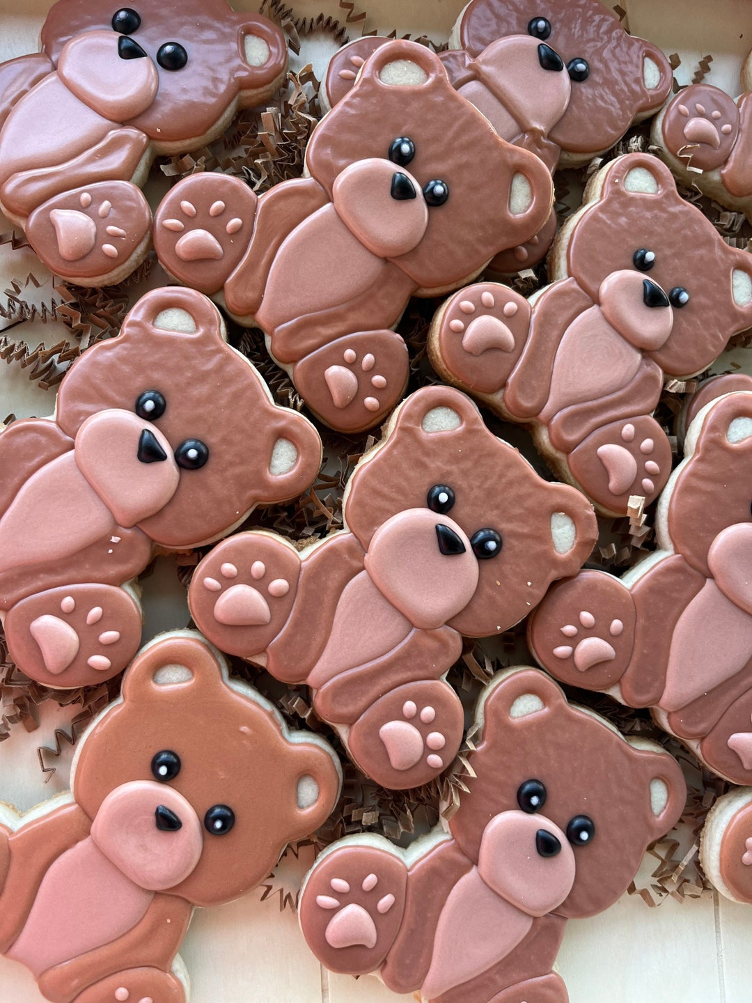 Teddy Bear Sugar Cookies - Etsy
