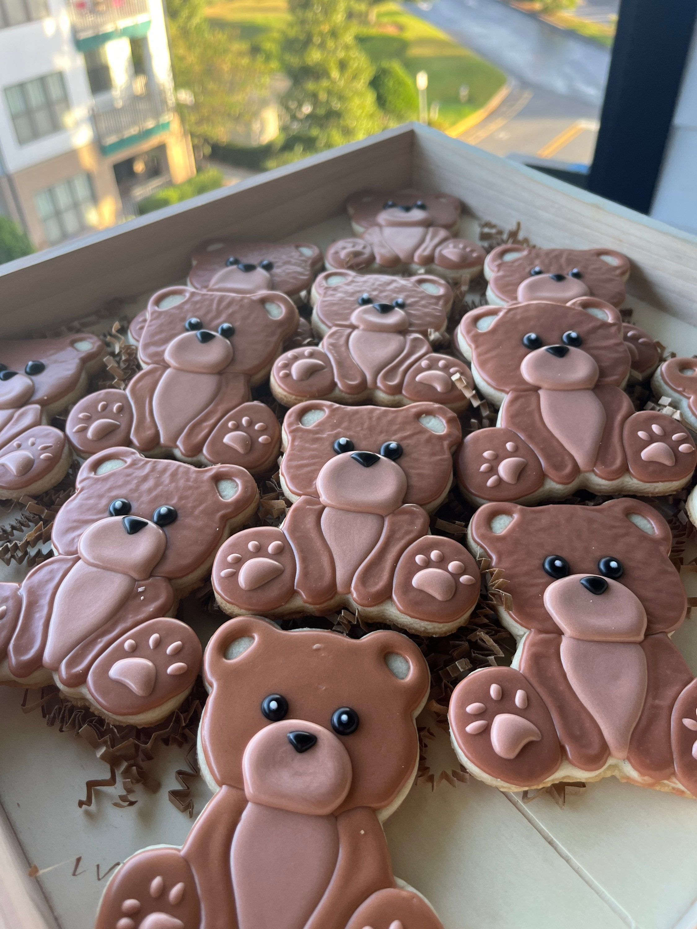 Teddy Bear Sugar Cookies - Etsy