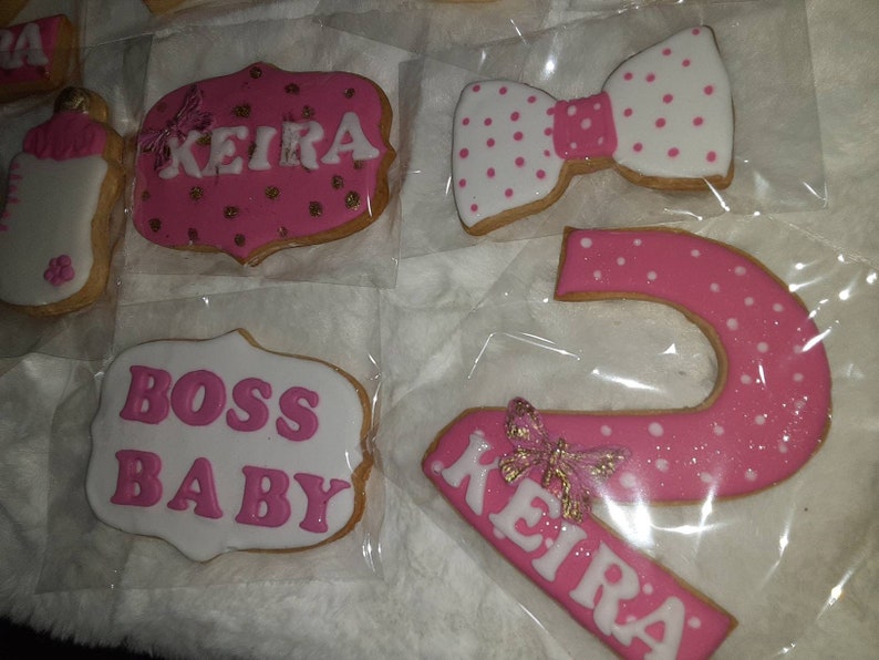 Boss Baby Girl Sugar Cookies - Etsy