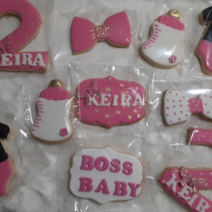 Boss Baby Girl Sugar Cookies - Etsy