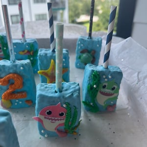 Baby Shark Rice Crispy - Etsy